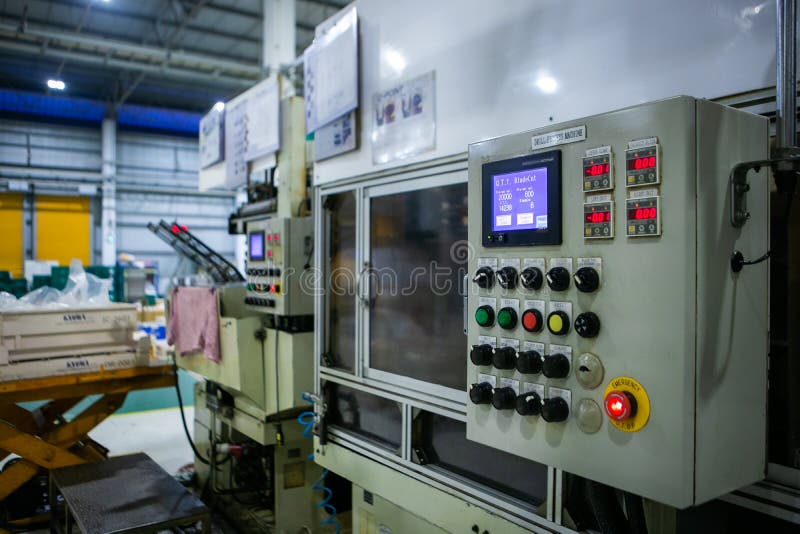 The Control Panel and Analog Switch with the Control Button of the ...