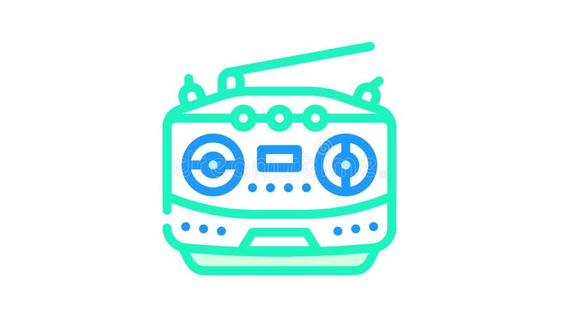 Control Panel Black Icon Animation Stock Footage - Video of item, icon ...