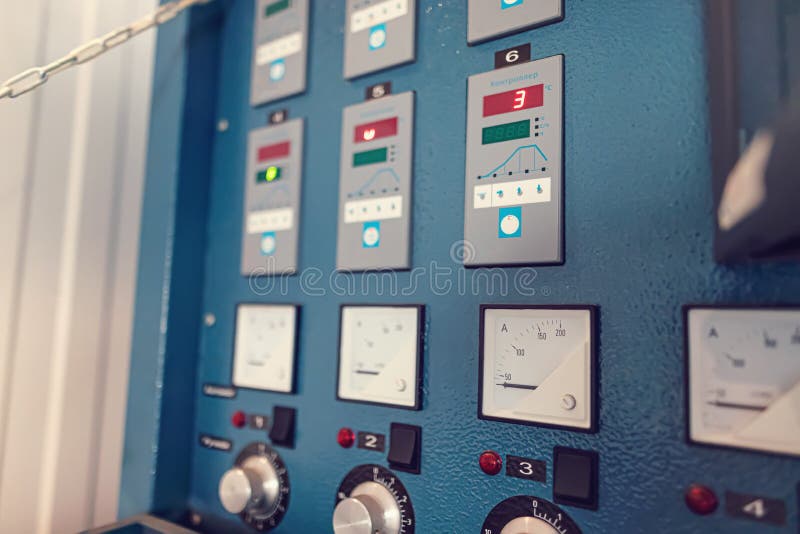 Control Panel Apparatus for Heat Treatment of Welded Joints Stock Photo ...