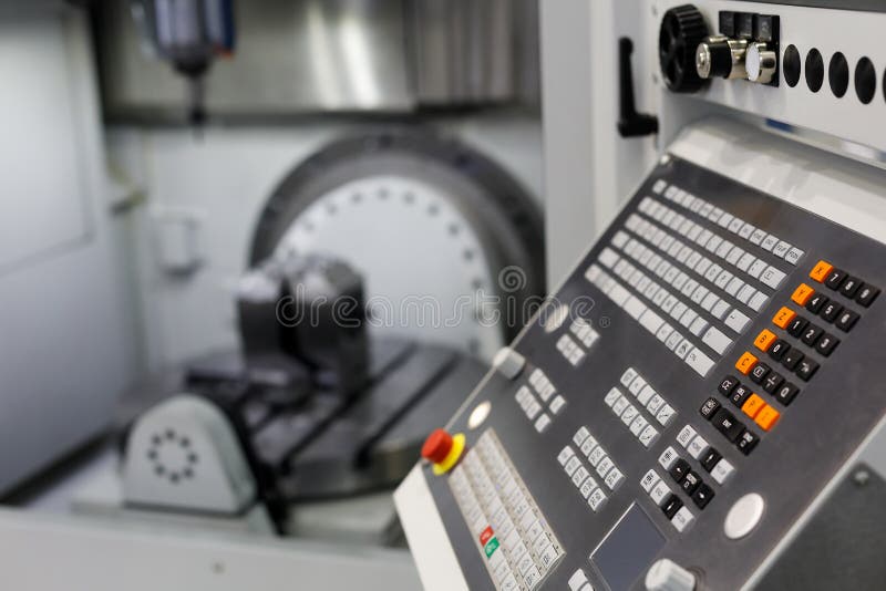 Control Panel of CNC Router Stock Image - Image of keypad, light: 85577213