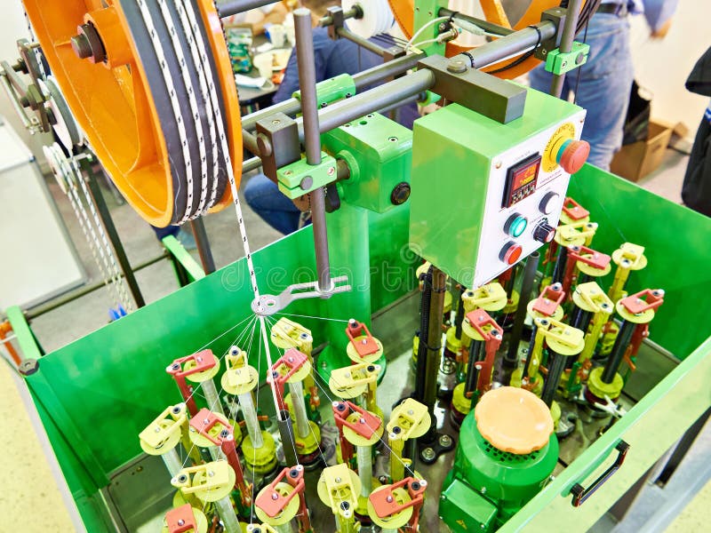 Braiding machine wire stock photo. Image of industry - 222249048