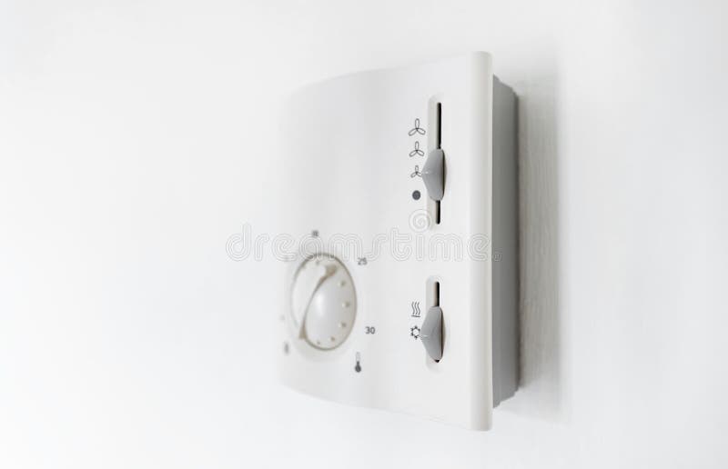 Control Panel for Built-in Air Conditioners Stock Image - Image of heat ...