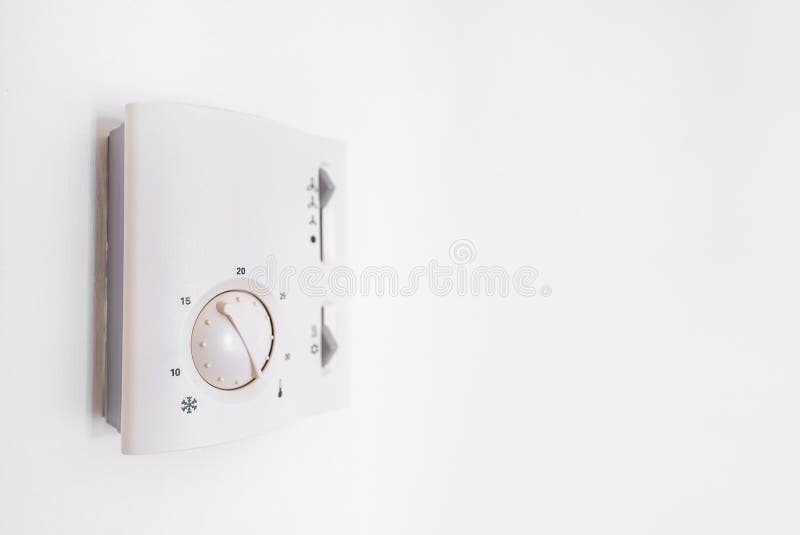 Control Panel for Built-in Air Conditioners Stock Image - Image of ...