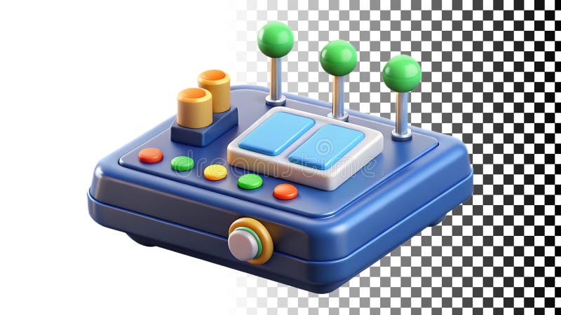 Control Panel with Buttons for Electronic Systems Control Png ...