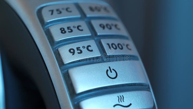 Control Panel with Buttons on Kettle with Adjustable Water Heating ...