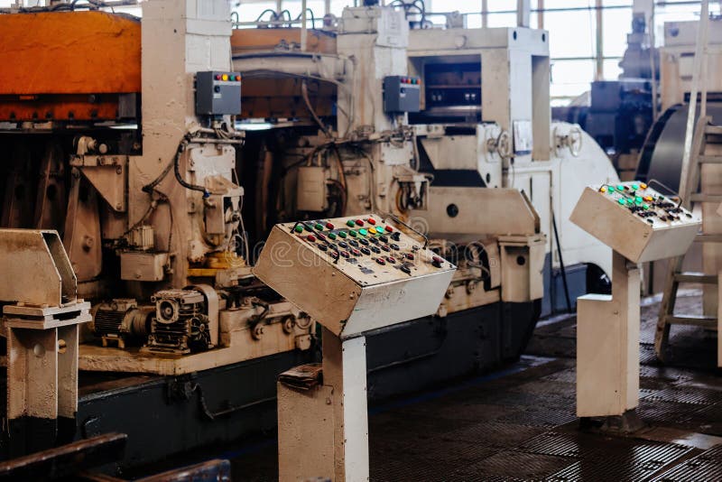 Lock Control Panel of Nuclear Power Plant Operates on a Backup Power ...