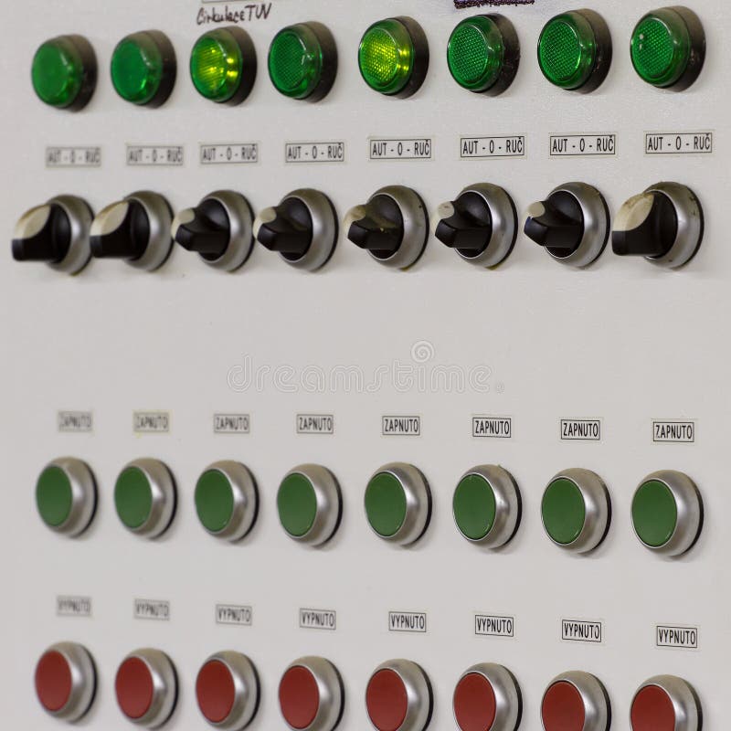 Electrical panel stock image. Image of control, component - 12800801