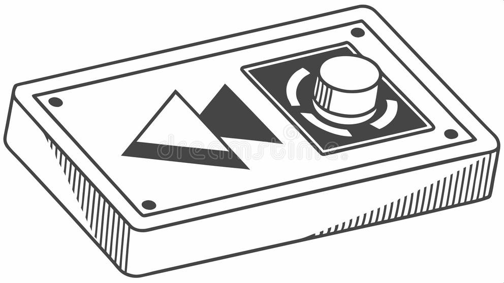 Control Panel with Buttons Settings and Controls Interface Vector Design Generative AI Stock ...