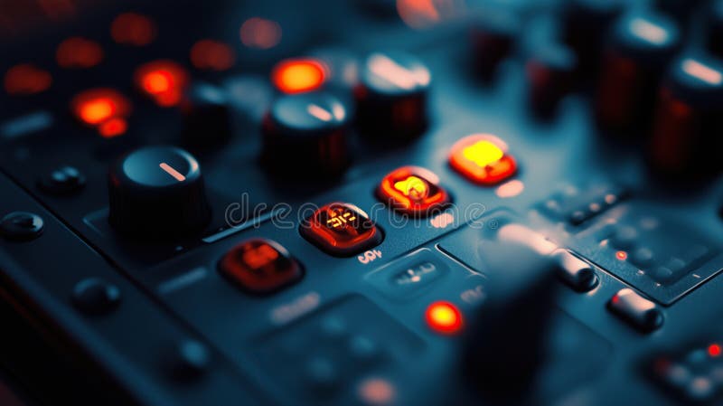 Control Panel Buttons Switches Photography Controls Background Stock ...