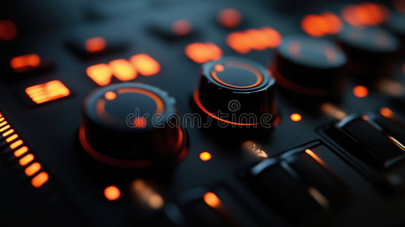 Control Panel Buttons Switches Photography Stock Image - Image of ...