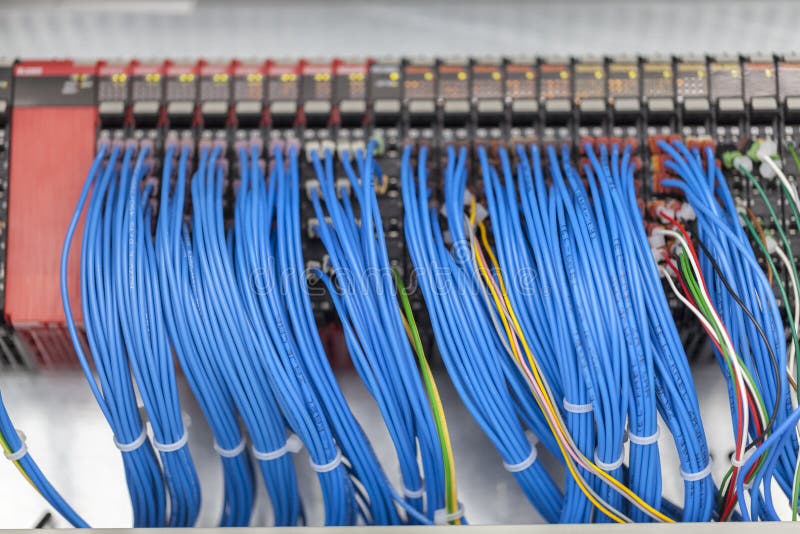 Control Panel, Cable Assemblies Stock Photo - Image of control ...