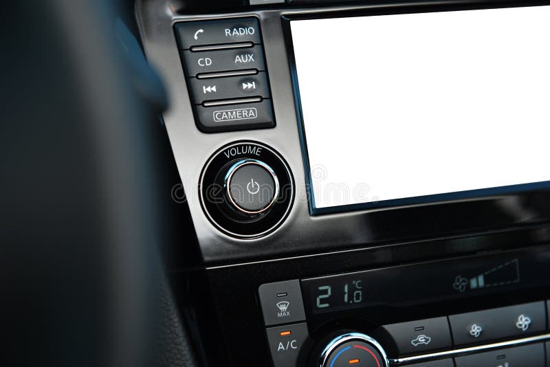 Control panel of car stock photo. Image of button, panel - 72534888