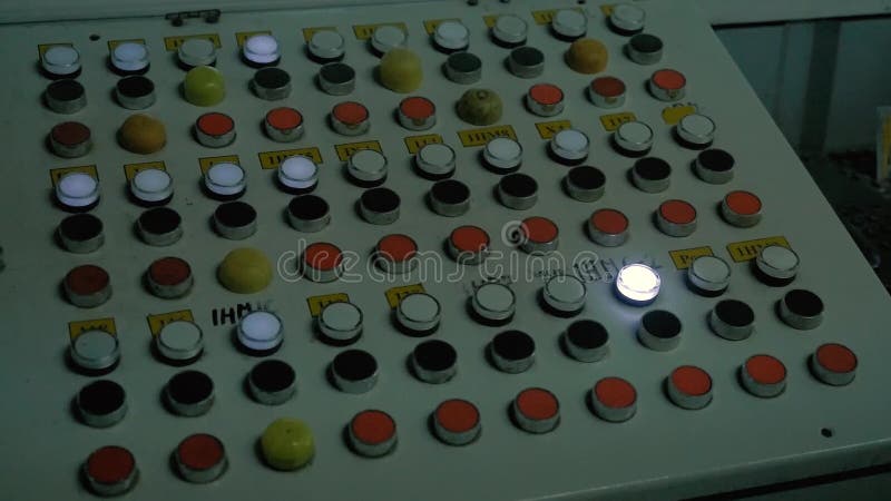 Control Panel in the Cardboard Factory Stock Footage - Video of ...