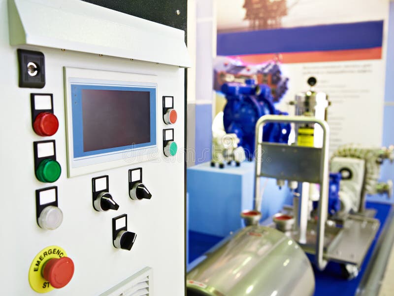 Control Panel for Chemical Industrial Equipment Stock Image - Image of ...