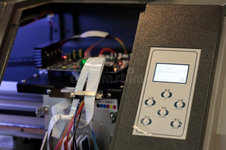 Control Panel and Circuit Board Stock Image - Image of control ...