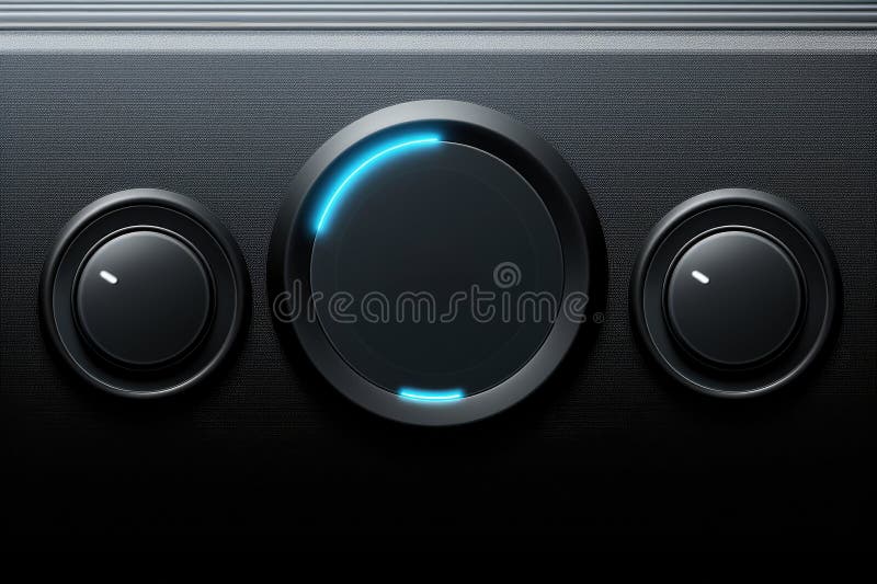 Control Panel Close Up stock illustration. Illustration of audio ...