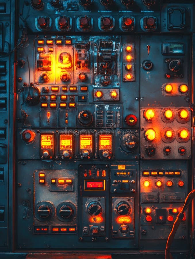 Control Panel Close Up stock image. Image of circuit - 379221337