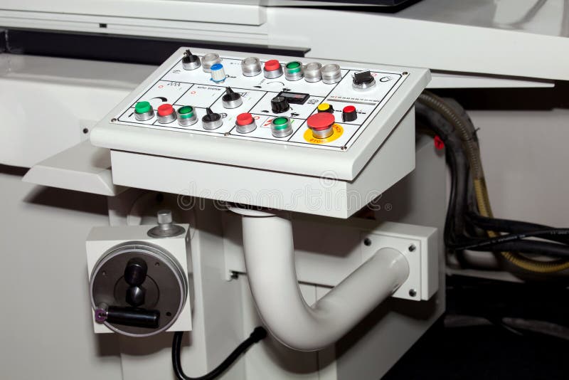 Control Panel of CNC Machine Stock Photo - Image of direction, industry ...