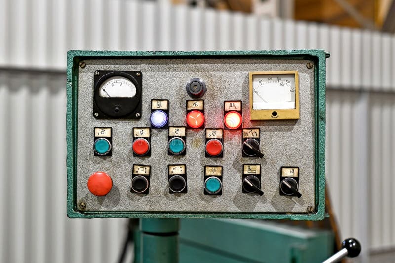 The Control Panel from the CNC Machine Which Gives the Command To ...