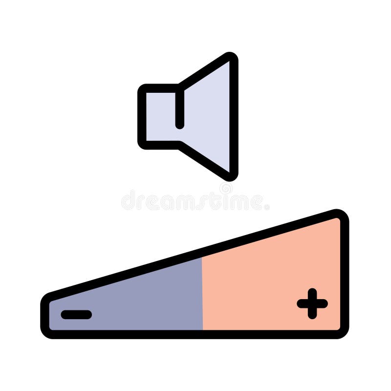 Volume Mute Icon Symbols. Adjustment Button Pictogram. Multimedia ...