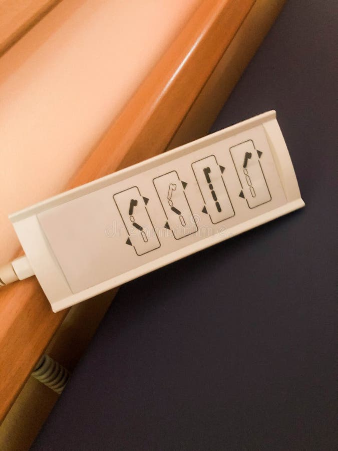 Control Panel from a Comfortable Hospital Bed Stock Photo - Image of ...