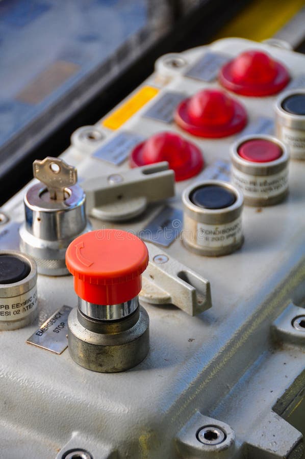 Control Panel for Control the Machine. Switch on the Panel and Control ...