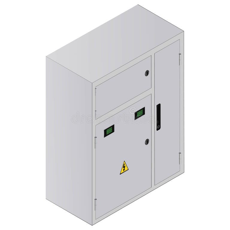 Control Panel.3D. Isometric. Production Control Panel and Control of ...