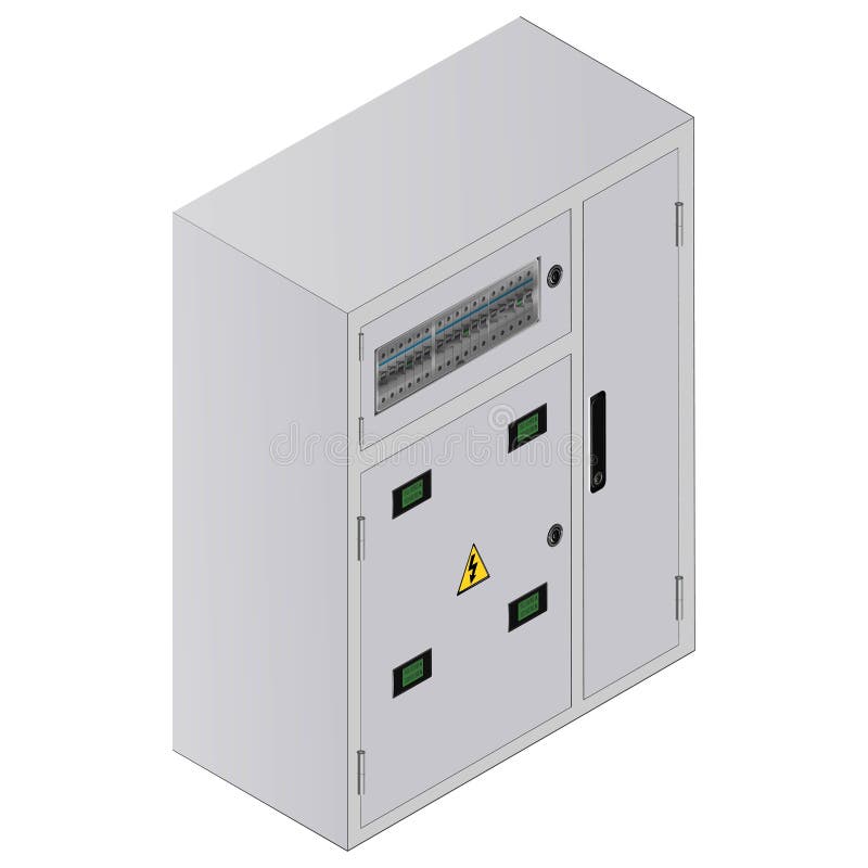 Control Panel.3D. Isometric. Production Control Panel and Control of ...