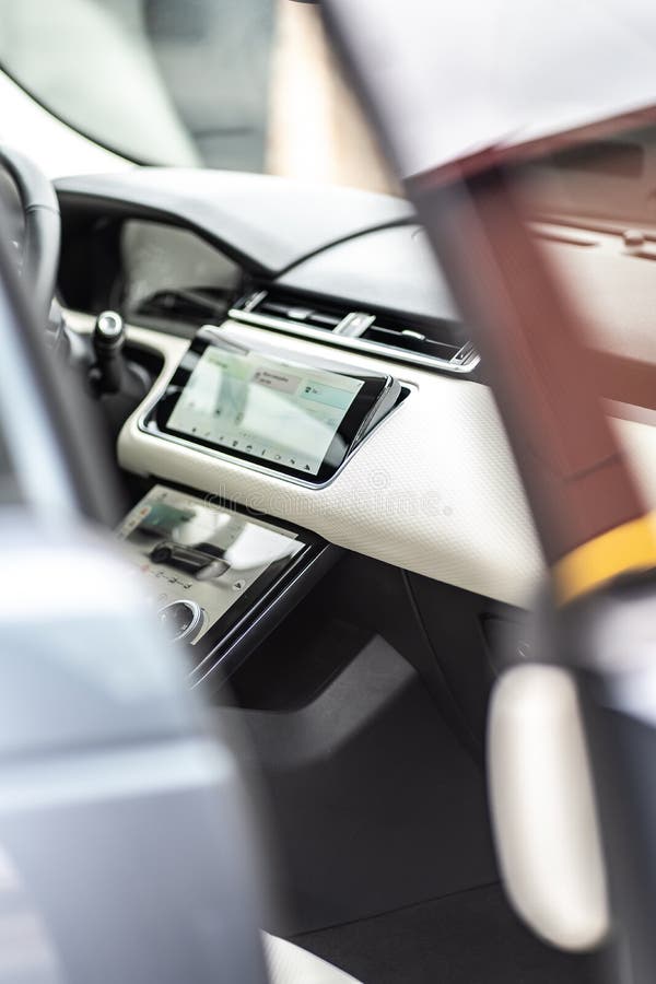 Control Panel Dashboard Car Fragment. Automatic Transmission Gear Shift ...