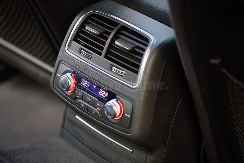 Control Panel with Digital Multi Color Display and Knobs for Rear Seat ...