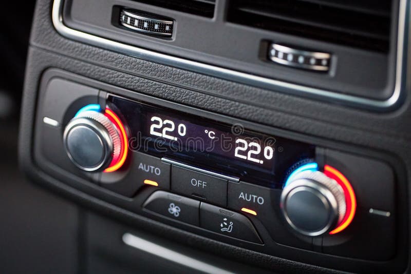 Control Panel with Digital Multi Color Display and Knobs for Rear Seat ...