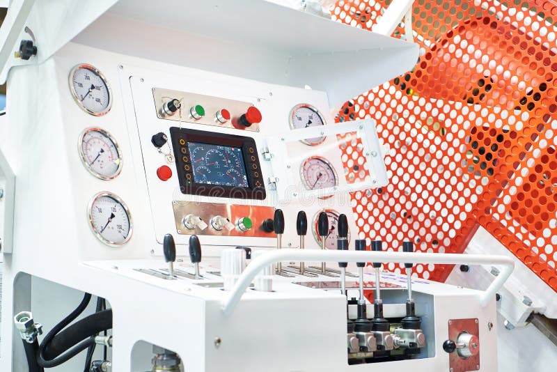 Control Panel of Drilling Industrial Equipment Stock Photo - Image of ...