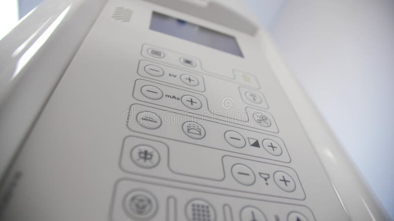 Control Panel of Electric Equipment with Keys on White Wall Stock Video ...