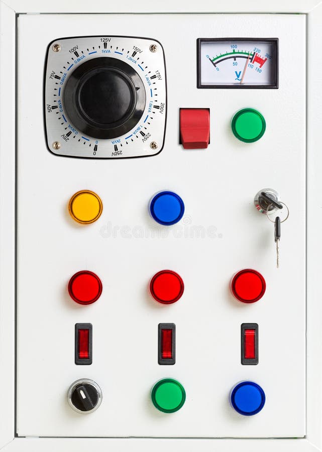 Control panel stock photo. Image of electricity, lamp - 29993566