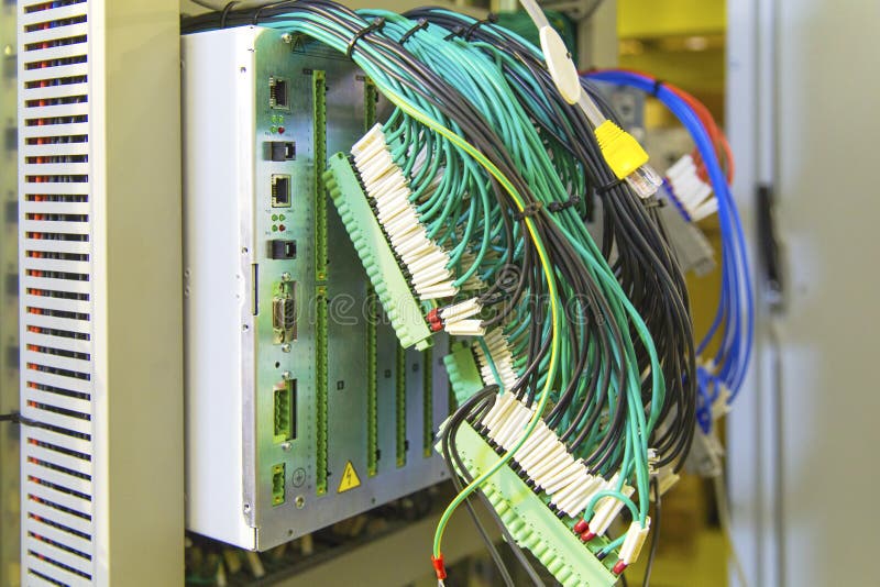 Control Panel with Electronic Devices Stock Image - Image of circuitry ...