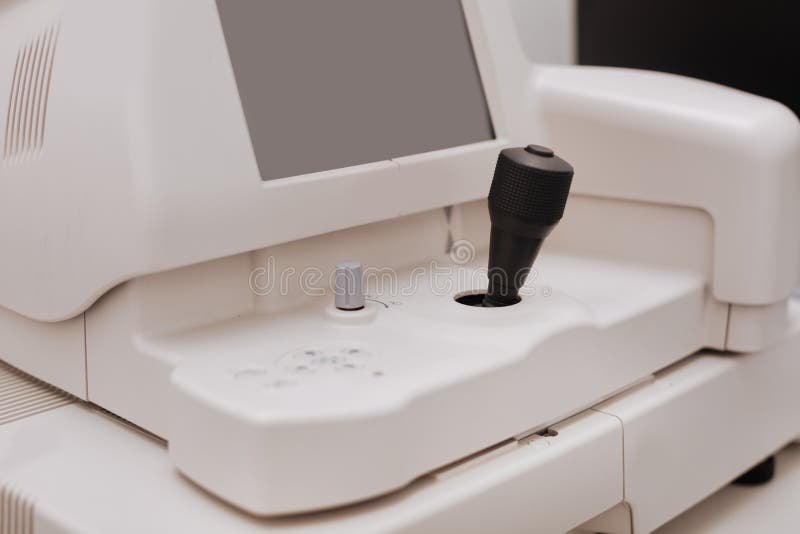 Close Up of a Box with Ophthalmic Equipment Stock Image - Image of exam ...