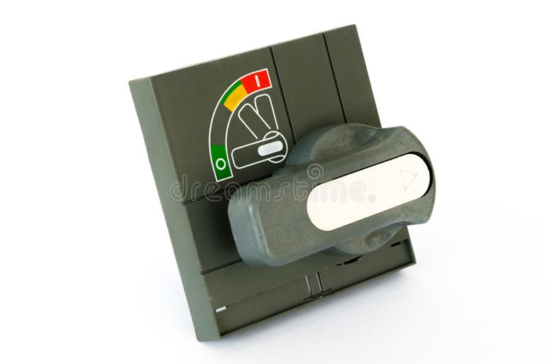 Control Panel with Adjustable Dial and Indicator Stock Image - Image of ...