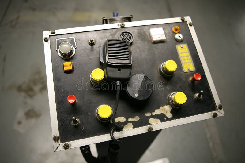 Control Panel (Focus on CB Radio) Stock Photo - Image of cord, distress ...