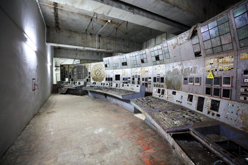 Control Panel of the Fourth Power Unit Editorial Photo - Image of ...