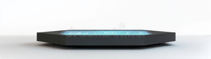 Control Panel of the Futuristic Type Featuring an Advanced Digital ...