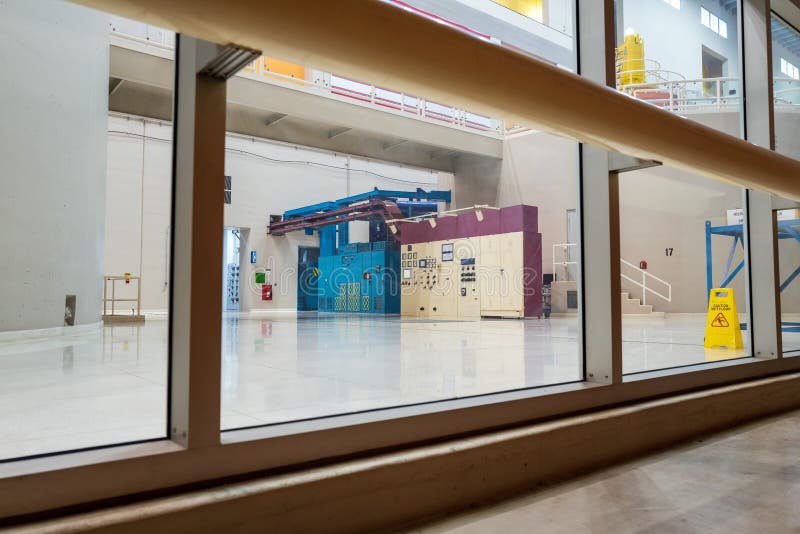 The Control Panel for a Generator in Powerhouse Two at the Bonneville ...