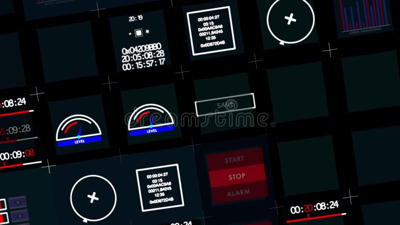 Control Panel and Graphical User Interface. Computer Engineering. Stock ...