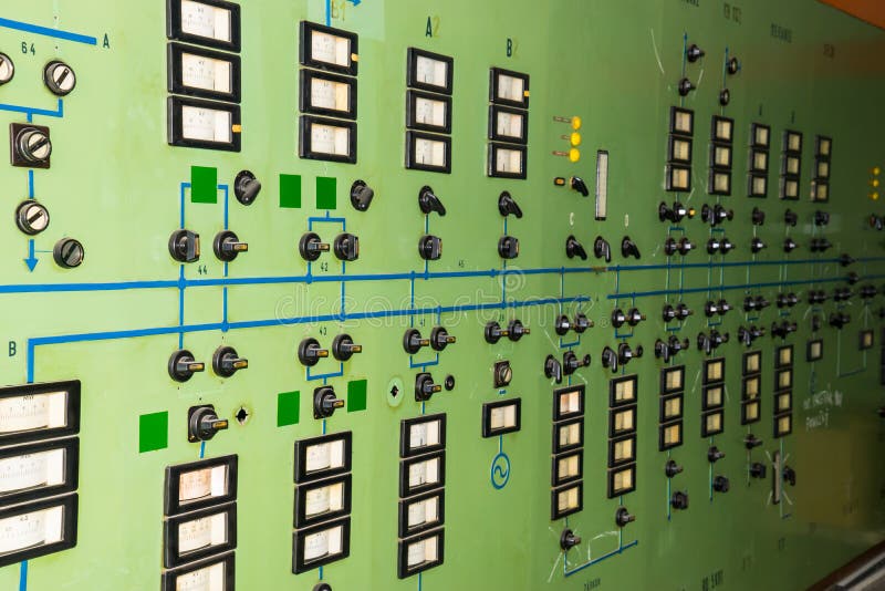 A Green Control Valve on Gas Line Stock Photo - Image of industry, bolt ...