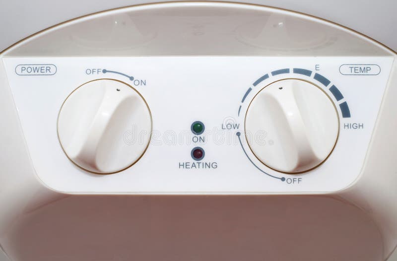Control Panel of Home Electric Water Heater Boiler Stock Image - Image ...