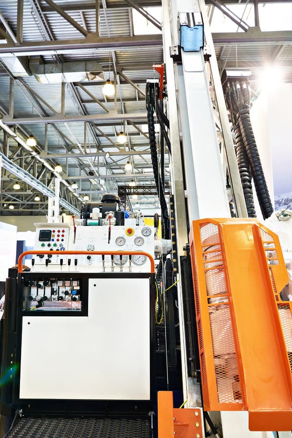 Control Panel of Hydraulic Drilling Rig Stock Photo - Image of drilling ...