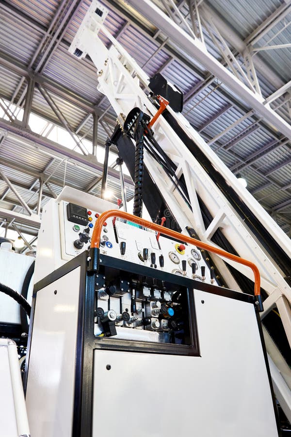 Control Panel of Hydraulic Drilling Rig Stock Photo - Image of drilling ...