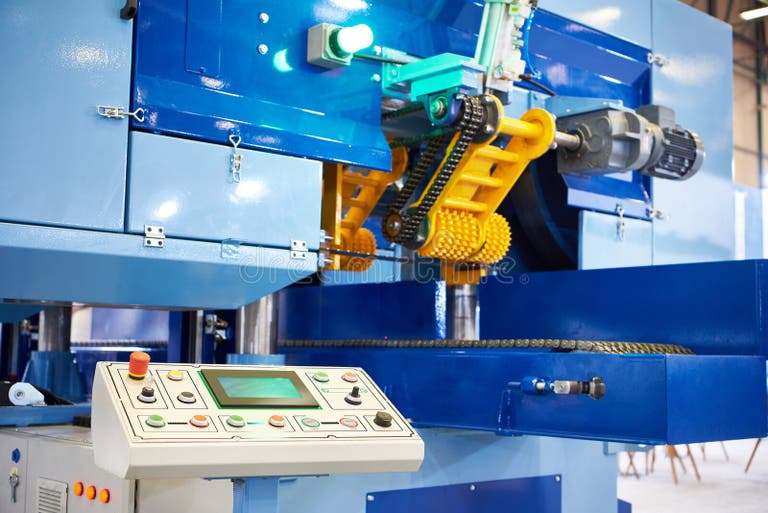 Control Panel of Hydraulic Horizontal Marker Saw Stock Photo - Image of ...