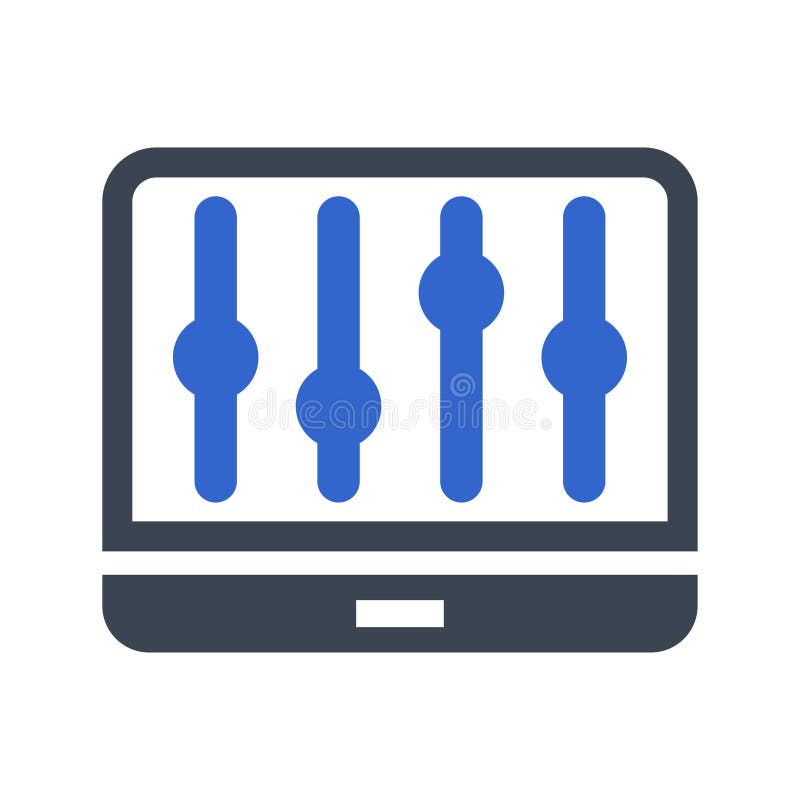 Control panel icon stock vector. Illustration of graphic - 181766112