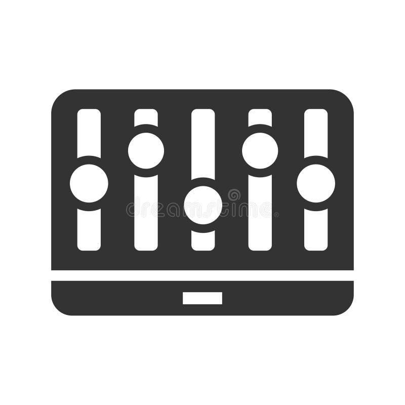 Control panel icon stock vector. Illustration of icon - 181766198