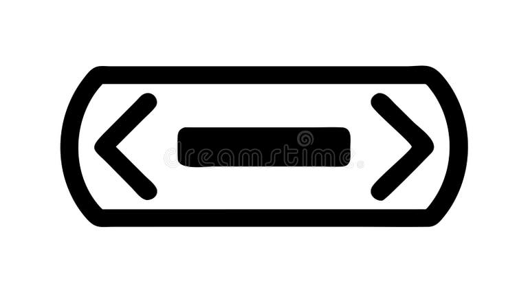 Control Panel Icon with Buttons and Indicator Interface , Vector Design ...